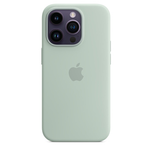 Capa de silicone com MagSafe para iPhone 14 Pro – Suculenta - Apple (BR)