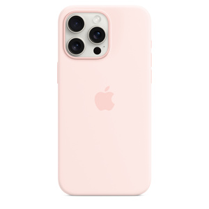 iPhone 15 Pro Max Silicone Case with MagSafe - Light Pink - Apple