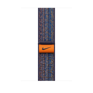 45mm Game Royal/Orange Nike Sport Loop - Apple
