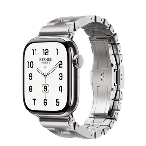 Buy Apple Watch Hermès Series 10 GPS + Cellular, 42mm Silver Titanium ...