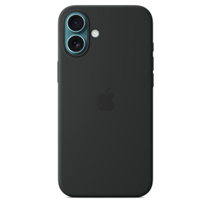 iPhone 16 Plus Silicone Case with MagSafe – Black - Apple