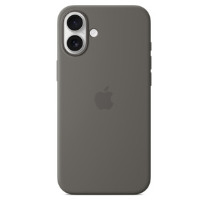 iPhone 16 Plus Silicone Case with MagSafe – Stone Gray - Apple