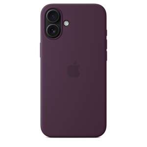 iPhone 16 Plus Silicone Case with MagSafe – Plum - Apple (CA)