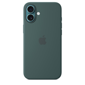 Funda de silicón con MagSafe para el iPhone 16 Plus – Verde lago ...