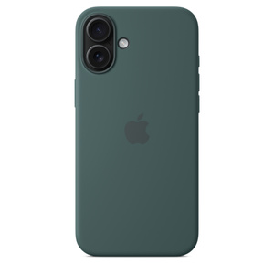 iPhone 16 Plus Silicone Case with MagSafe – Lake Green - Apple (CA)