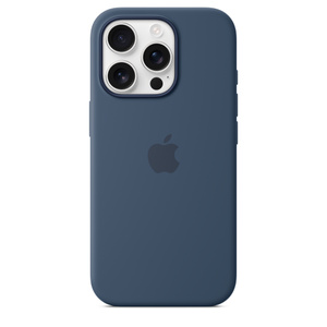 iPhone 16 Pro Silicone Case with MagSafe – Denim - Apple