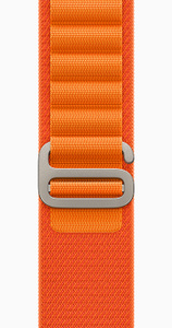 Apple Watch Ultra 49MM Titanium Case with Orange Alpine Loop