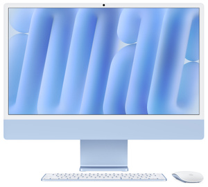 Blue iMac - Apple