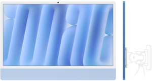 Blue iMac with built-in VESA Mount Adapter Note: this iMac does not include a stand - Apple