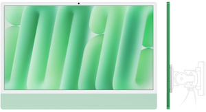 Green iMac with built-in VESA Mount Adapter Note: this iMac does not ...