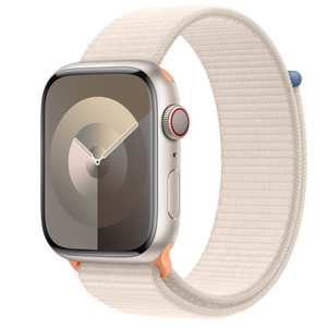 Buy Apple Watch Series 9 GPS + Cellular, 45-mm Starlight Aluminium Case ...