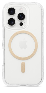 Tech21 FlexQuartz for iPhone 16 Pro (MagSafe compatible) - Gold - Apple ...