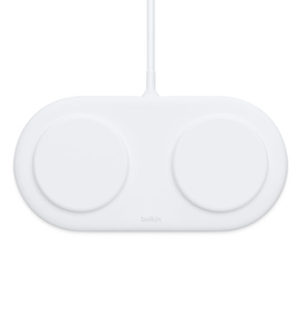 Belkin BoostCharge Dual Magnetic Charging Pad - 화이트 - Apple (KR)