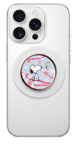 PopSockets Magsafe Grip for iPhone - Snoopy Cherry Blossom White ...