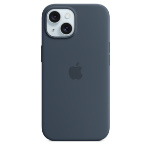 iPhone 15 Silicone Case with MagSafe - Storm Blue - Apple (TH)