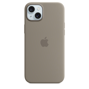 iPhone 15 Plus Silicone Case with MagSafe — Clay - Apple (AU)