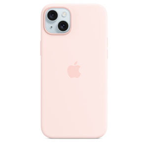 iPhone 15 Plus Silicone Case with MagSafe — Light Pink - Apple (NZ)