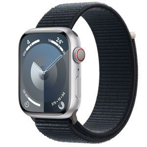 Buy Apple Watch Series 9 GPS + Cellular, 45-mm Silver Aluminium Case ...