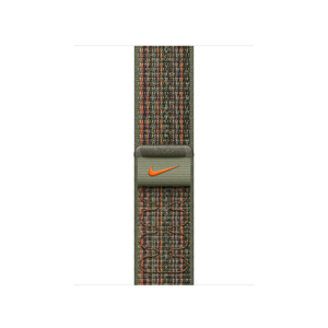 41mm Sequoia/Orange Nike Sport Loop - Education - Apple (PH)