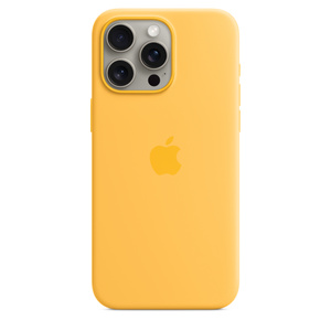 iPhone 15 Pro Max Silicone Case with MagSafe - Sunshine - Apple (PH)