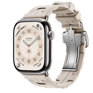 Buy Apple Watch Hermès Series 10 GPS + Cellular, 46-mm Silver Titanium ...