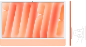 Orange iMac with built-in VESA Mount Adapter Note: this iMac does not ...