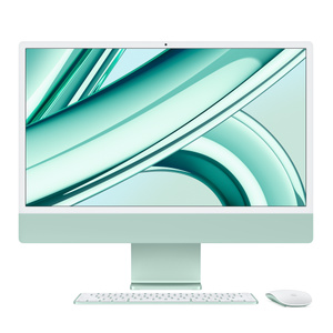 翻新 24 英寸 iMac Apple M3 芯片 (配备 8 核中央处理器和 10 核图形处理器) - 绿色 - Apple (中国大陆)