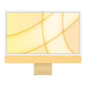 翻新 24 英寸 iMac Apple M1 芯片 (配备 8 核中央处理器和 8 核图形处理器) 和千兆以太网端口 - 黄色 - Apple ...